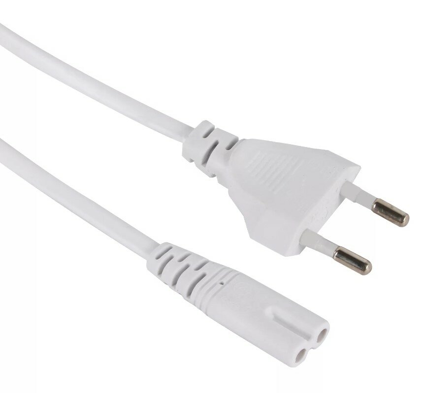 Vcom Кабель для аудио-видео техники IEC-320-C7, 2-pin 1,8m , черный, iOpen