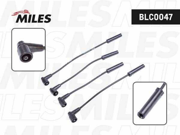 Провода высоковольтные для а/м газ с инжекторными двигателями 4216, MILES BLC0047