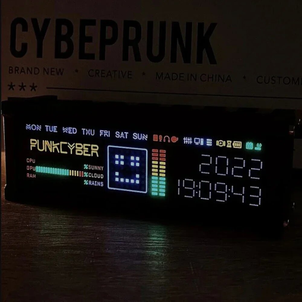 Ретро электронные часы Cyberpunk Spectrum WFD