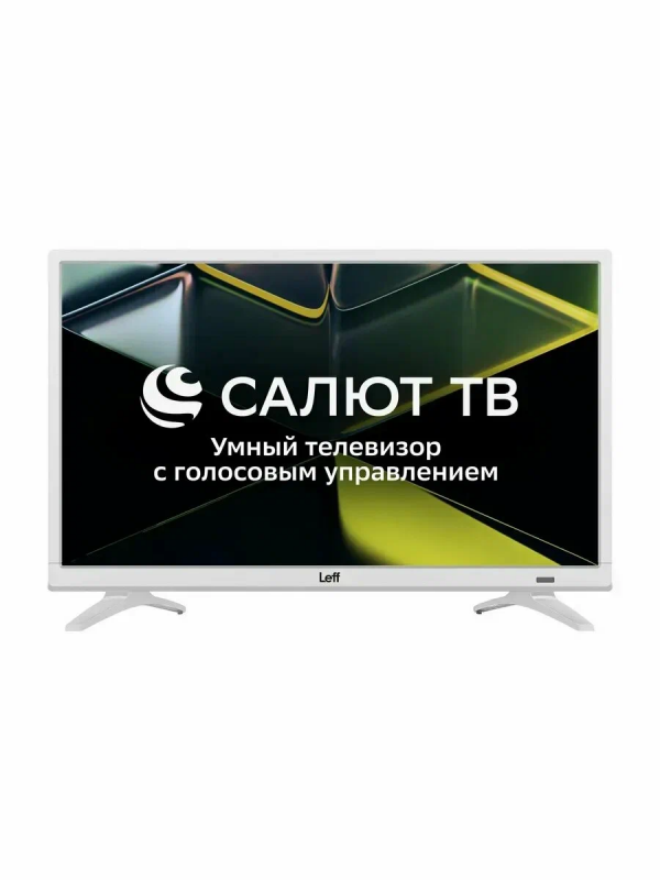 Телевизор LED Leff 24H691T, Smart TV, белый