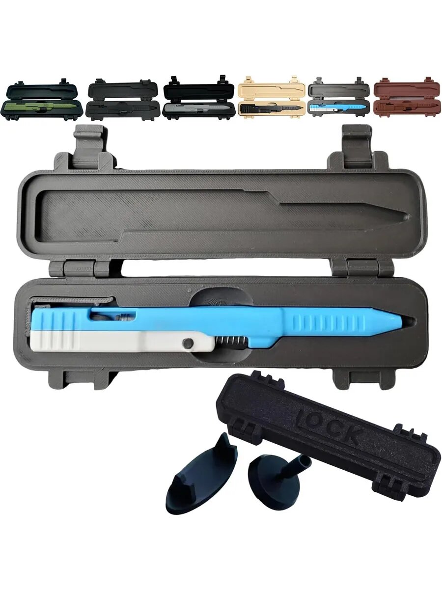 Тактическая шариковая ручка с выдвижным механизмом, многораз