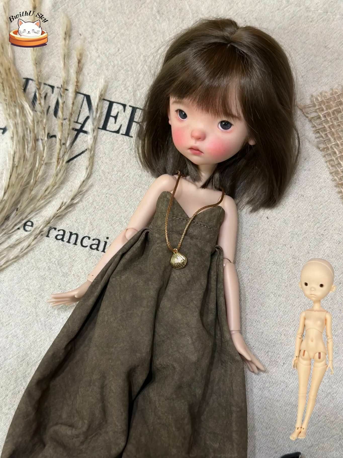 BwithUSky Landoo 1/6 BJD (Нудированный): Деликатный Уникальный Дизайн! Крупные Глаза + Милые Телесные Детали