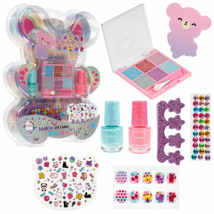 Набор детской декоративной косметики Lukky Бьюти Дизайн Teddy Bear