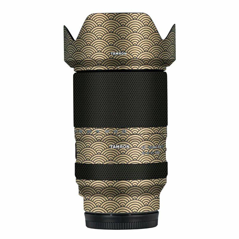 3M Защитная пленка для объектива камеры Tamron 28-300 мм, узор Cloud золотой, совместимость с Sony