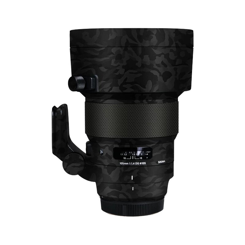 Сигма 105 мм f/1.4 DG HSM AF Примарный объектив для Canon EF, Черный теневой камуфляж