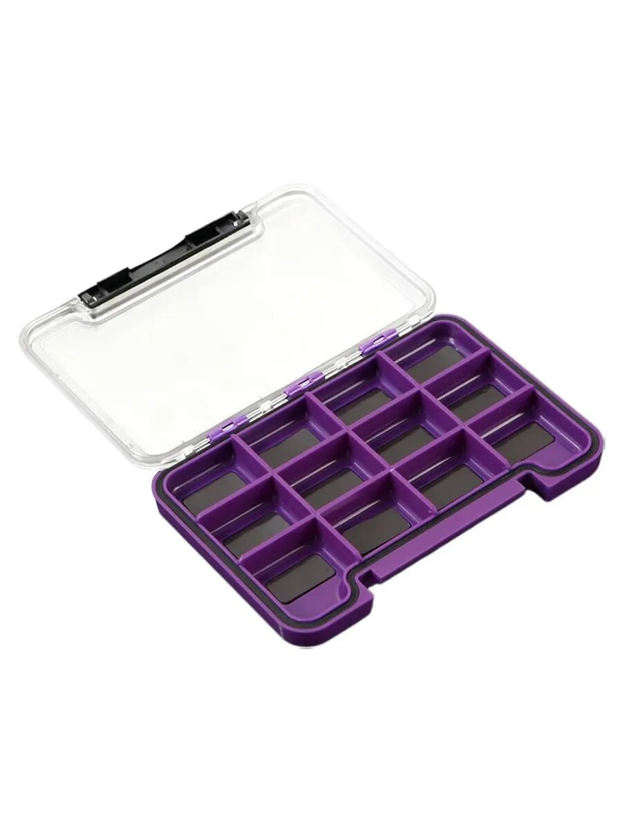 Коробка для рыболовных крючков и грузил, акриловая, удобная