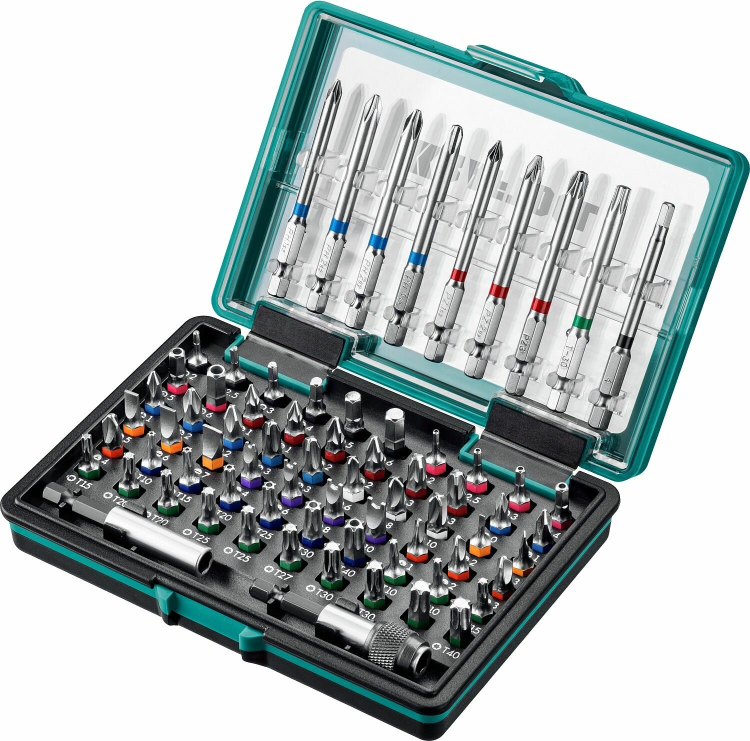 KRAFTOOL C-Drive 71, 71 шт, набор многофункциональных бит