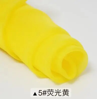 Прозрачная органза от Xintianji для рукоделия Желтый, 45x145cm, 5