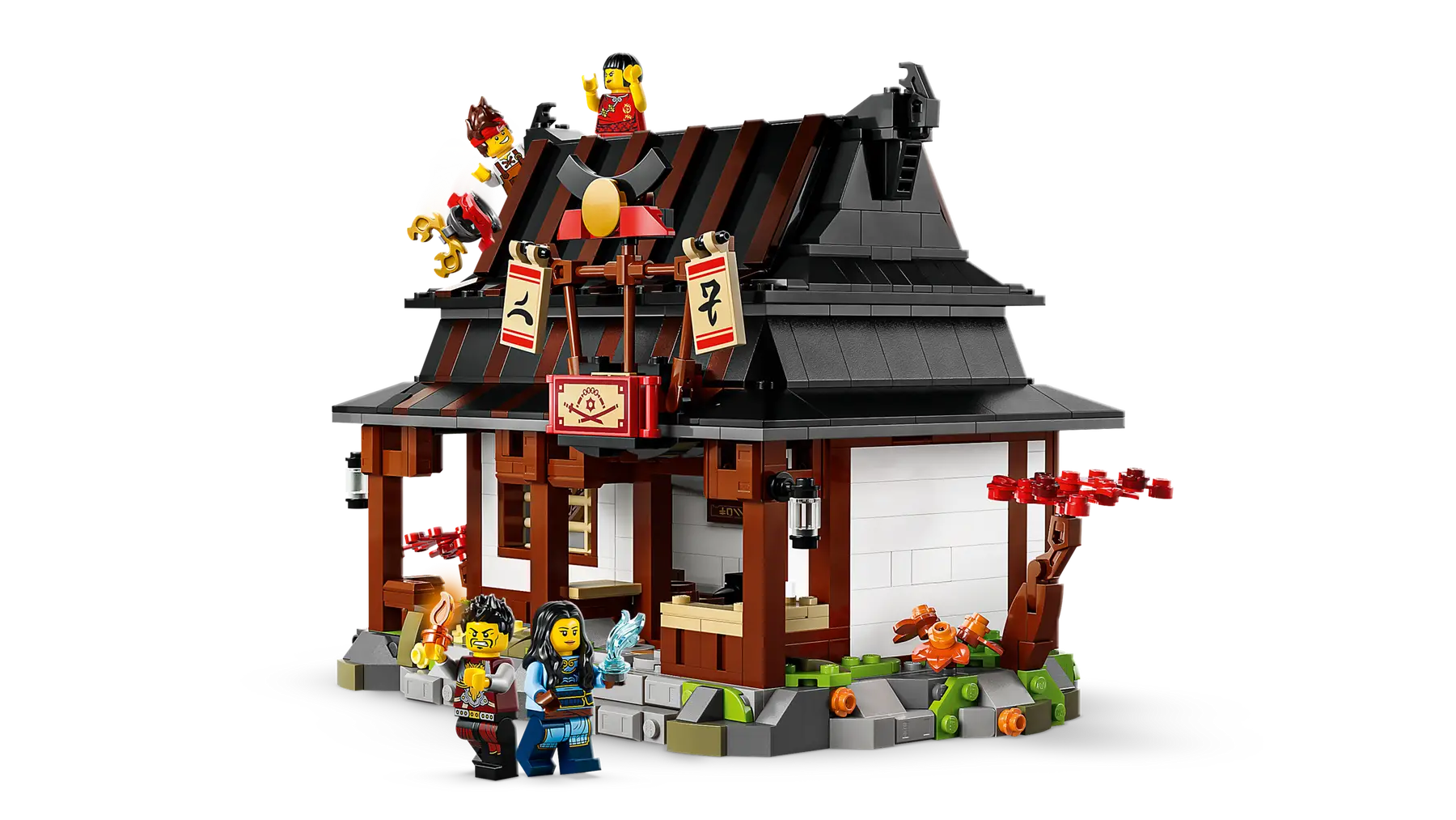 Конструктор LEGO NINJAGO® Мастерская четырех оружий, 1259 деталей — фото 1