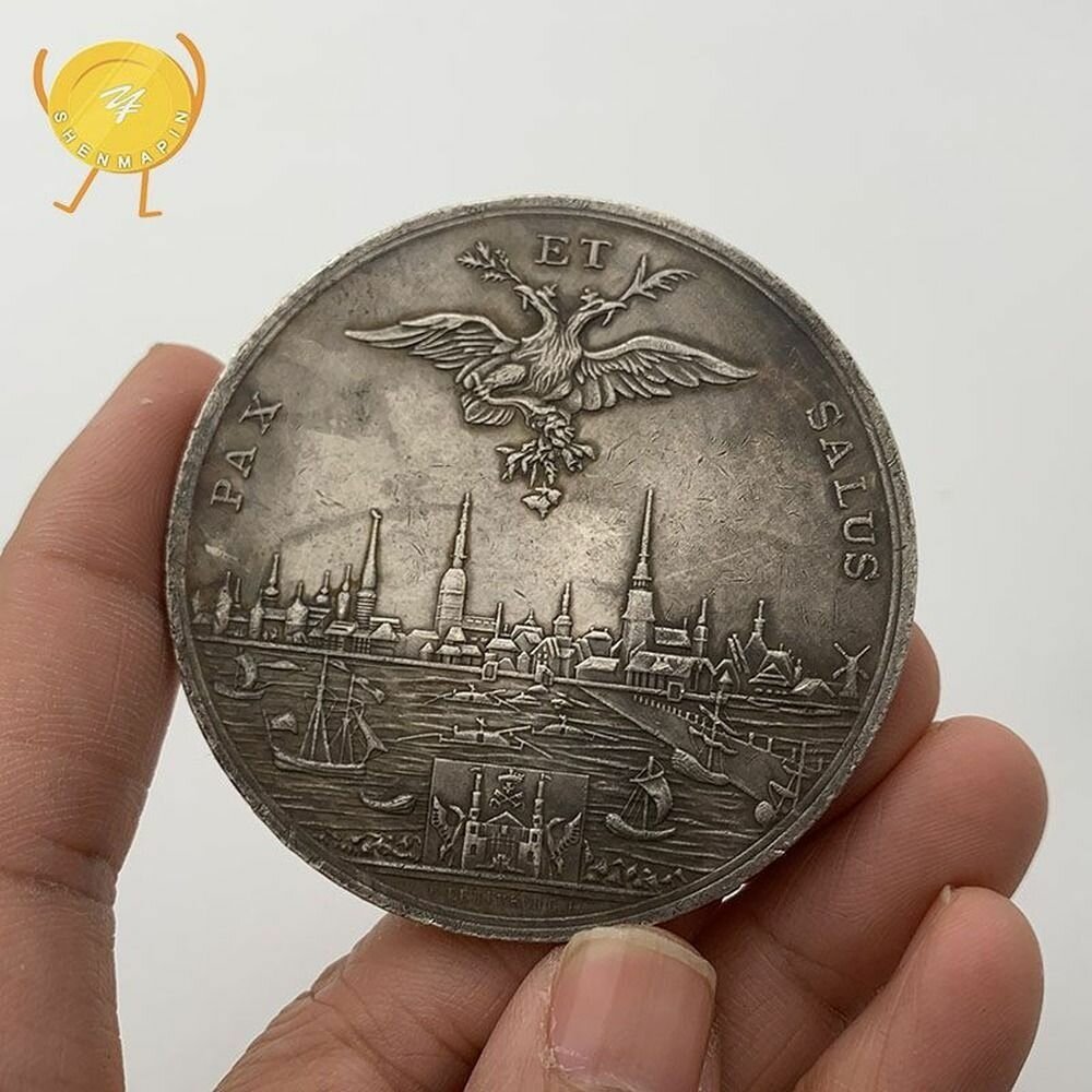 Санкт-петербургская мемориальная валюта, 56мм старинные серебряные монеты александра i