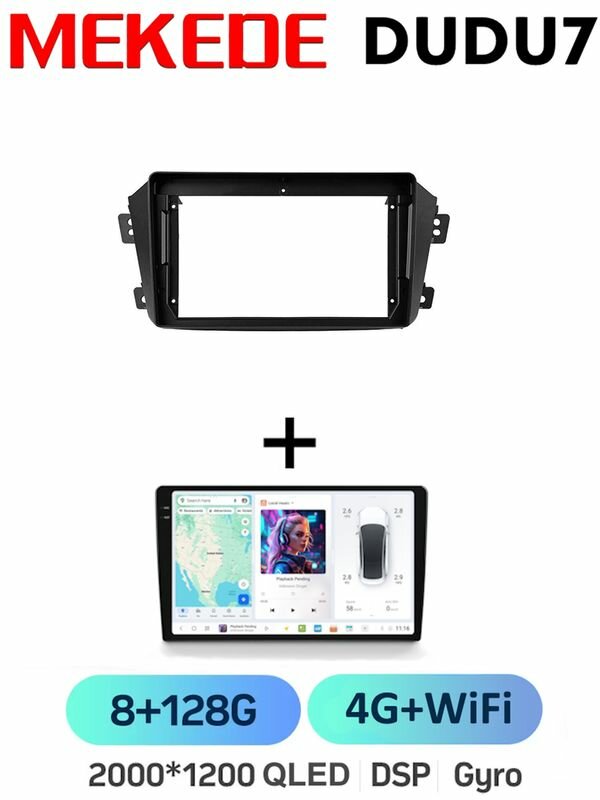 Магнитола Mekede DUDU7 8/128 Gb для Geely Emgrand X7 1 GX7 EX7 2011-2019 carpay Android
