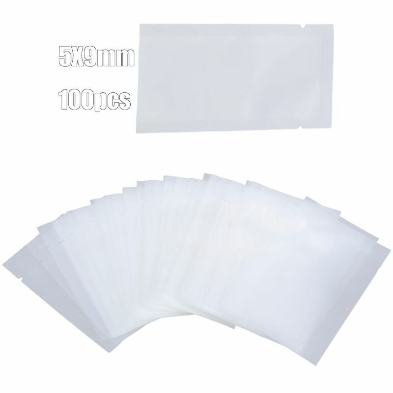 100 шт, матовый маленький упаковочный пакет, необходимый для путешествий, удобные средства по уходу за кожей, небольшой пакет дополнительной упаковки-5 на 9