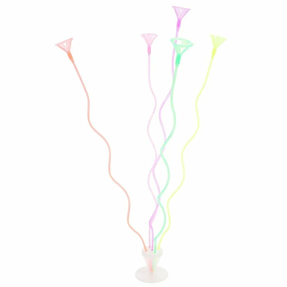 Набор подставок для шаров с основанием многоцветный