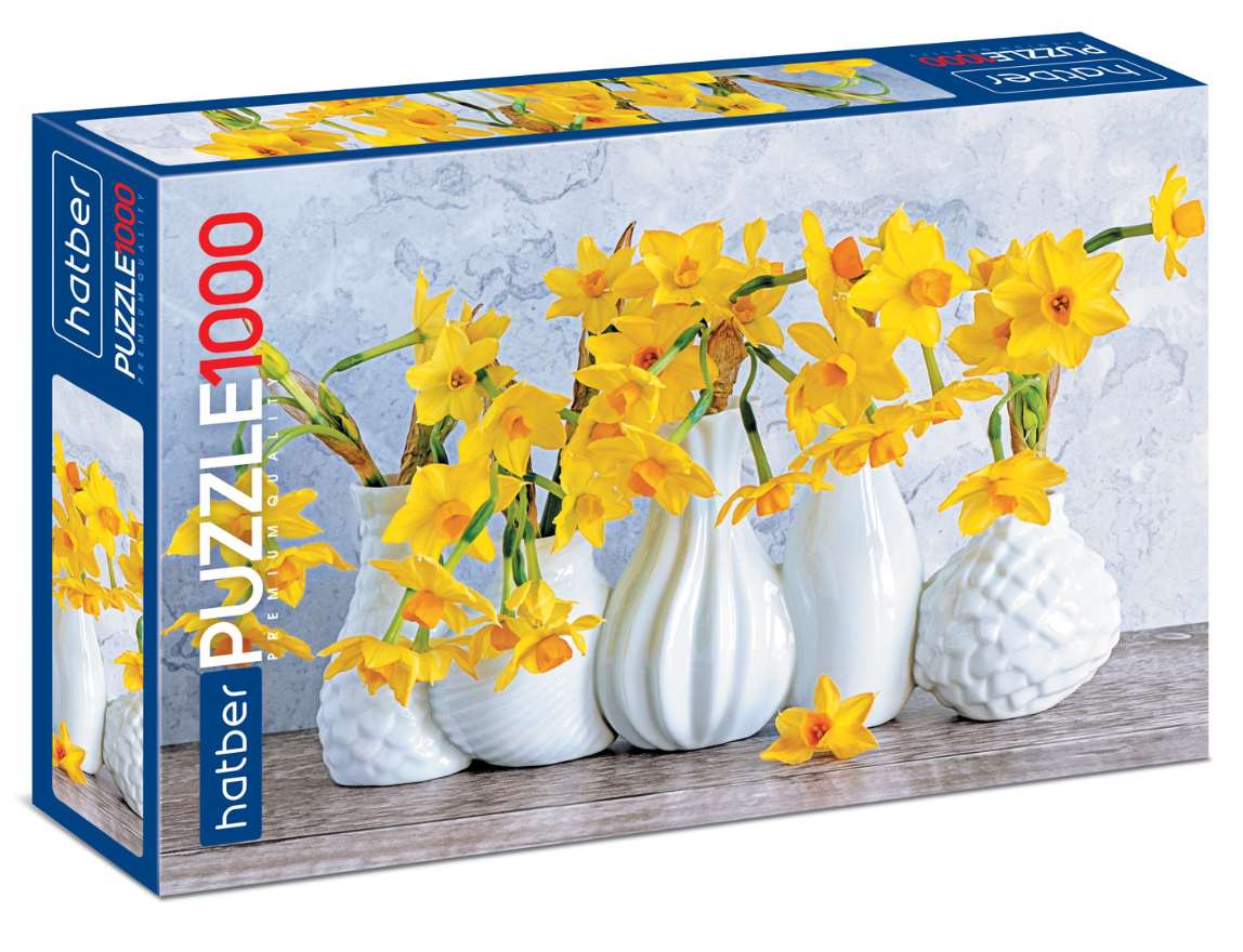Пазлы 1000 деталей. Нежные букеты (Premium) 1000ПЗ2_26179, (Хатбер-М) ()
