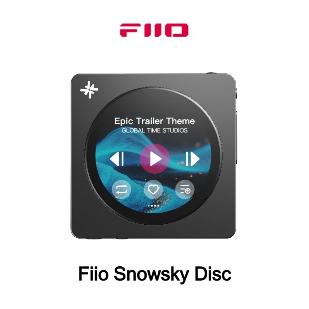 Fiio Snowsky Disc Портативный музыкальный плеер 2T TF Hi-Res HIFI Качество звука Bluetooth5.4 WiFi Поддержка MP3 SPDIF