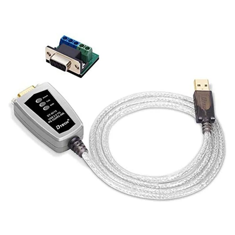 DTech USB to RS422 RS485 адаптер кабель для Windows 10 8 7 Mac 4 фута