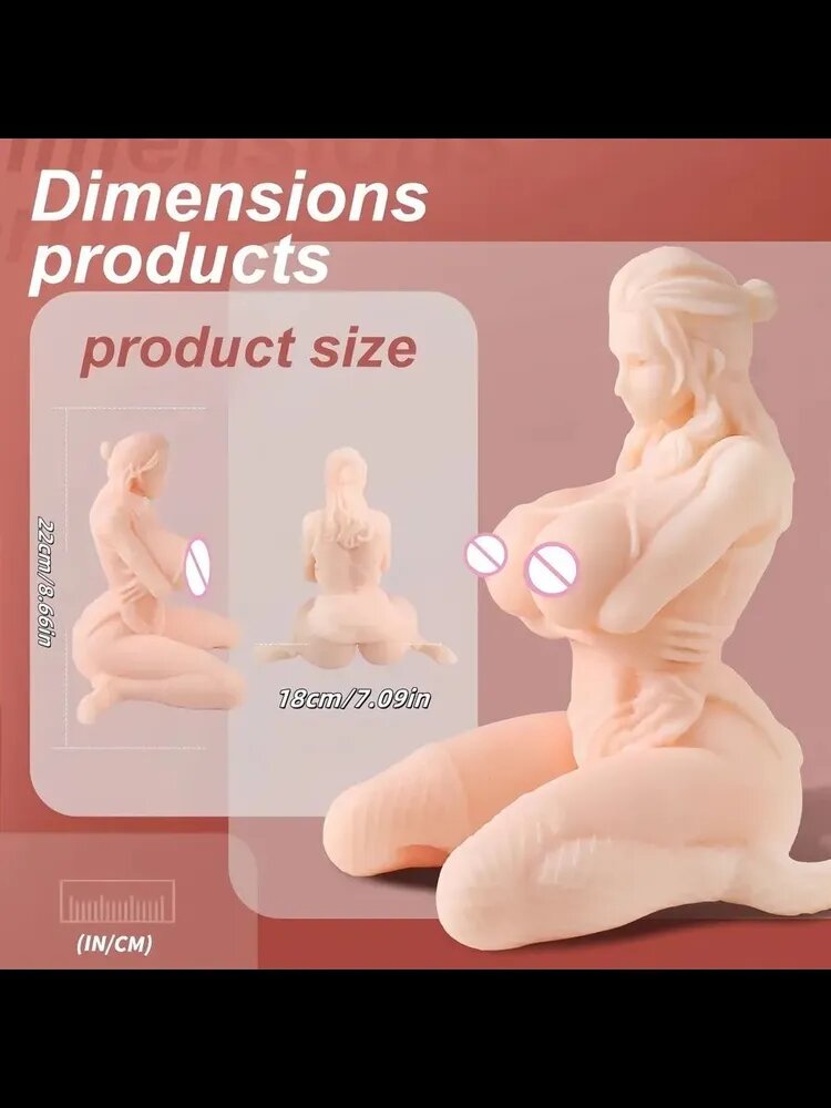 Куклу, Медуза, можно использовать для мужчин,28см