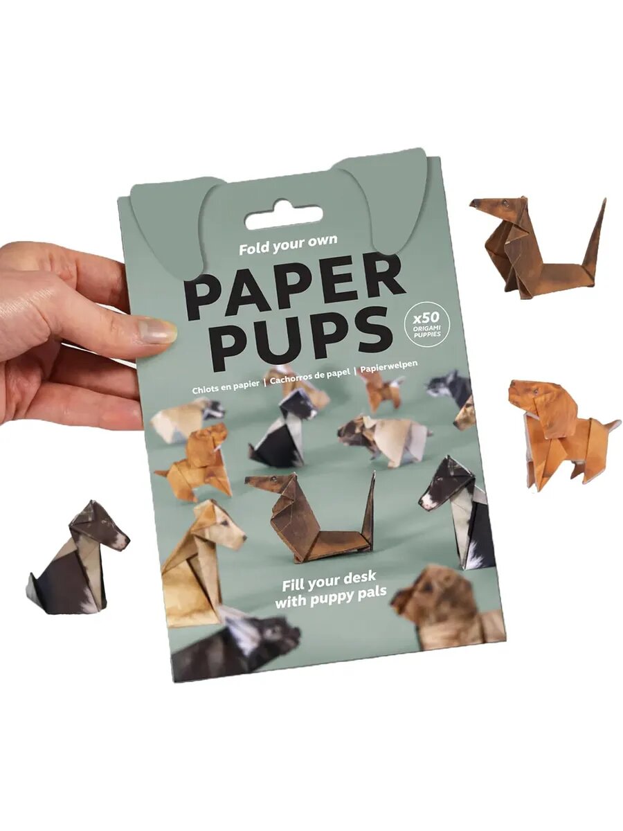 50 подарков-поделок из бумаги в виде кошек, сделанных вручну