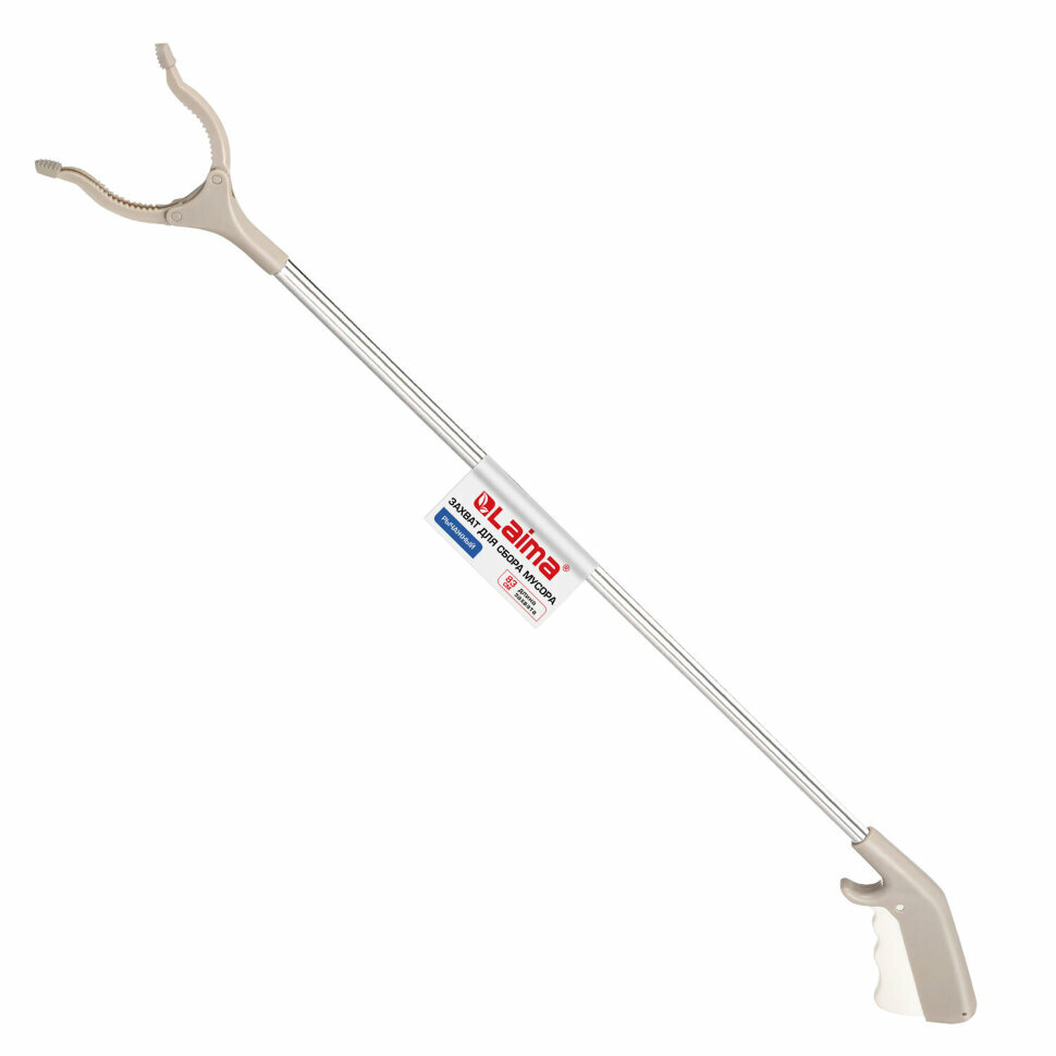 Захват для сбора мусора и предметов рычажный, 83 см, палка-хваталка, LAIMA, 700887, 700887