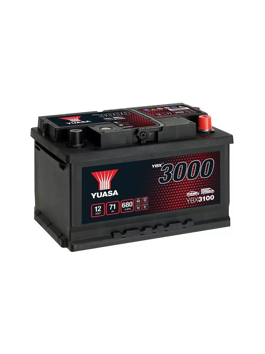 Аккумулятор YUASA YBX3100-071 12V 71Ач обр. пол.
