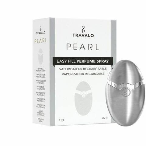 Новый флакон для духов Travalo в форме груши оснащен распылителем, заполняемым снизу, в форме золотого яйца, что делает его удобным для путешествий.