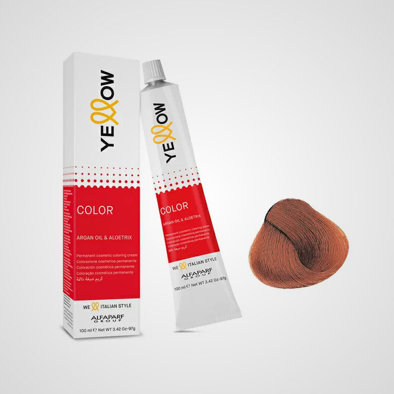 Ye Color Перманентная крем краска 8.4 100 мл YELLOW PROFESSIONAL Ye Color Permanent Coloring Cream Краска 100 мл