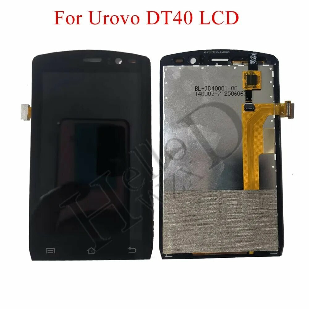Дисплей на For Urovo DT40 в сборе с тачскрином Черны