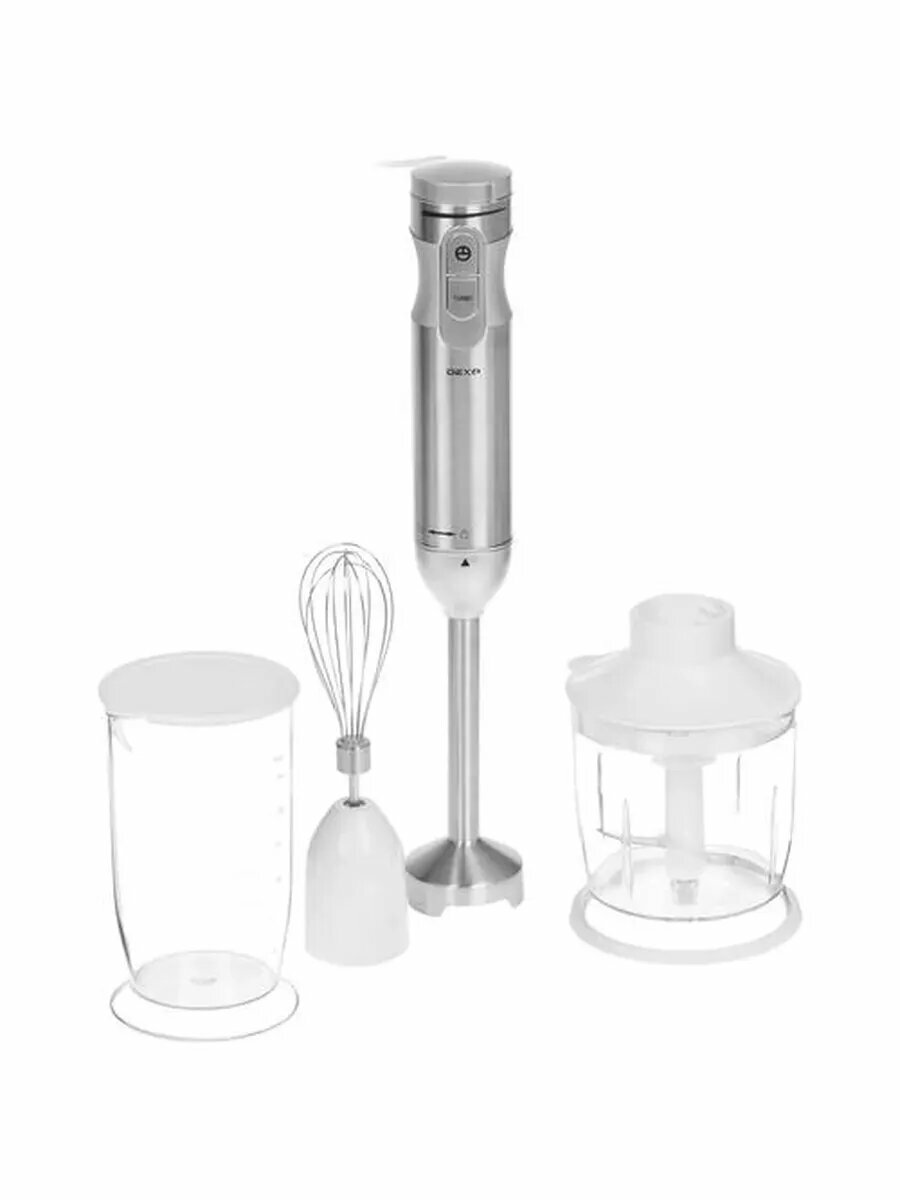 Блендер погружной DEXP SS-1200 скоростей - 9,1200 Вт, серебристый