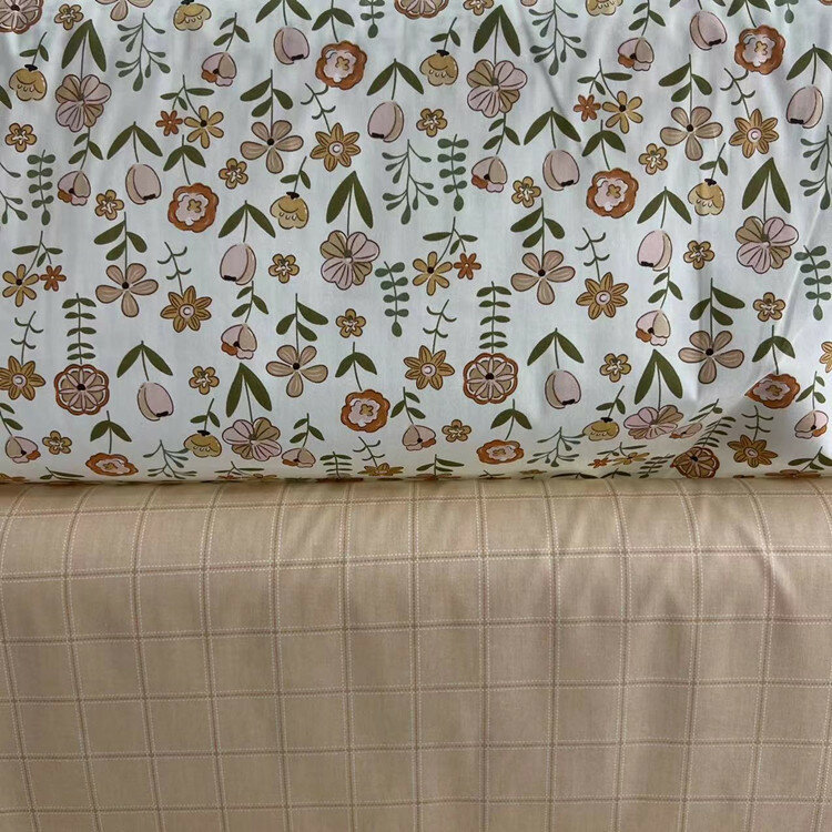 Производитель оптом 1.6m Осень Зима Хлопковая ткань Чистая хлопковая ткань DIY Ручная работа Ткань Чистый хлопок Детский сад Карикатурная ткань