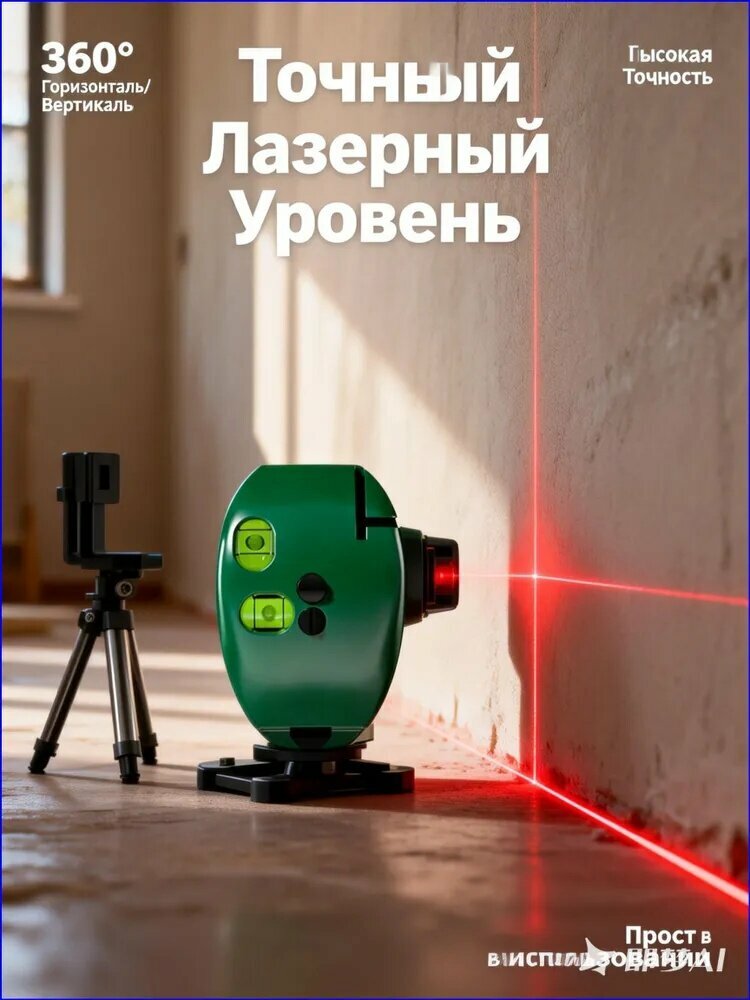 Лазерный уровень, нивелир Красныйлуч