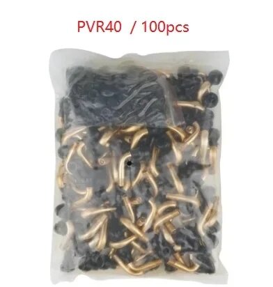 100 шт. PVR40 электромобиль вакуумная насадка для шин для бескамерных шин, обод скутера, мотоцикла, аксессуары для штока клапана