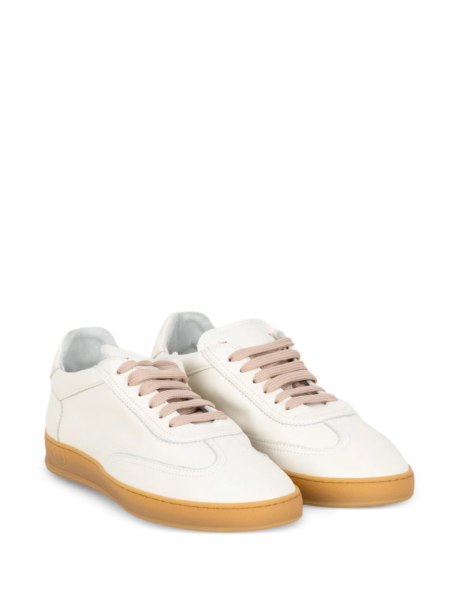Кроссовки Soldini Leather lace-up sneakers, размер 38, white — фото 1