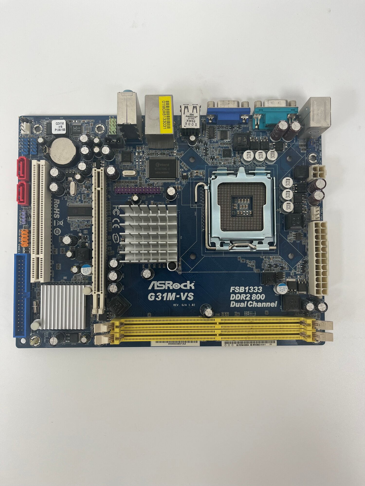 Материнская плата ASRock G31M-VS с сокетом LGA 775 и чипсетом Intel G31