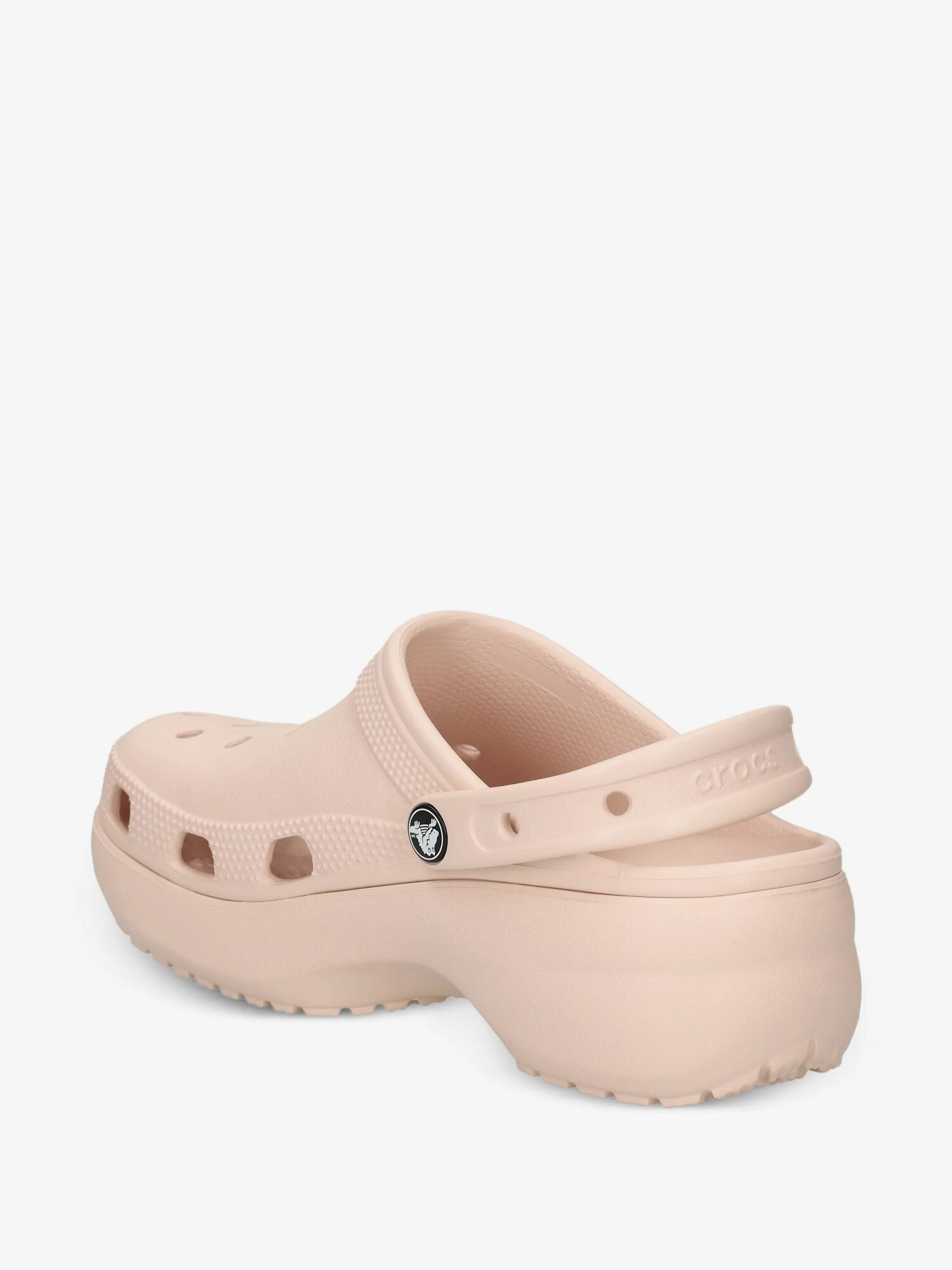 Шлёпанцы Crocs Platform heel slides, размер 5 UK, розовый — фото 1