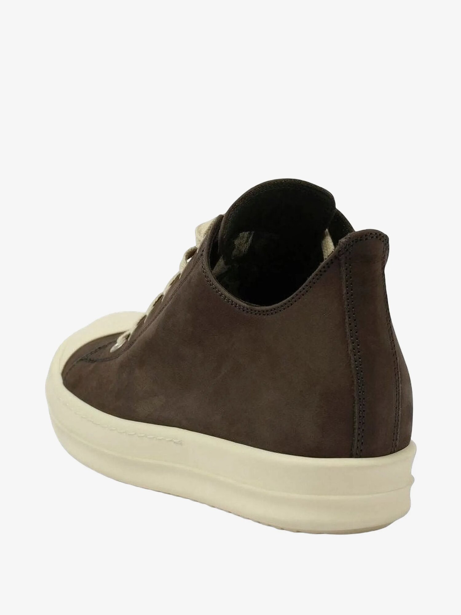 Кроссовки Rick Owens Lace-up low-top sneakers, размер 37 EU, коричневый/серый/оранжевый — фото 1