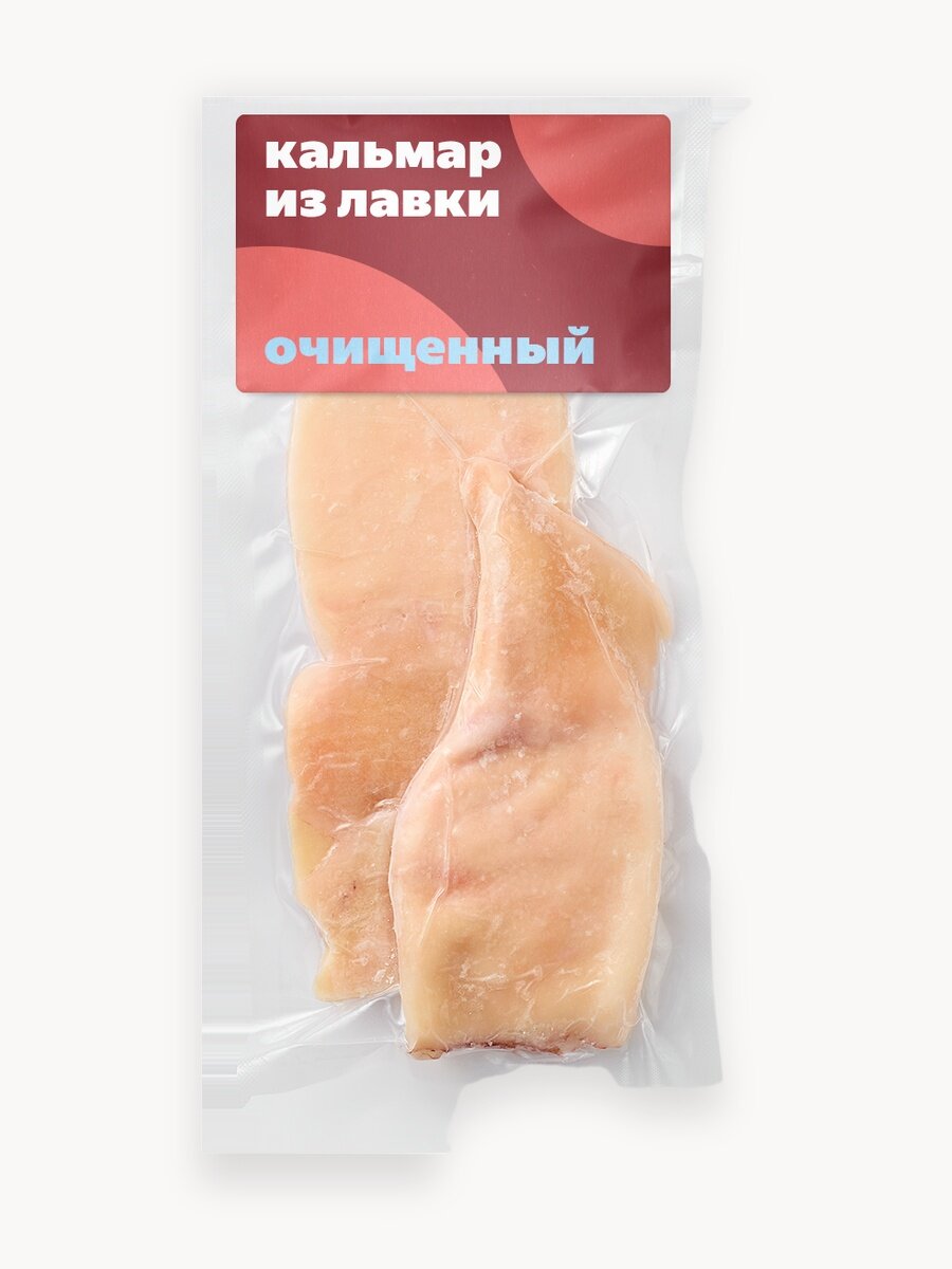 Филе кальмара командорского "Из Лавки", без кожи, свежемороженое, 400 г