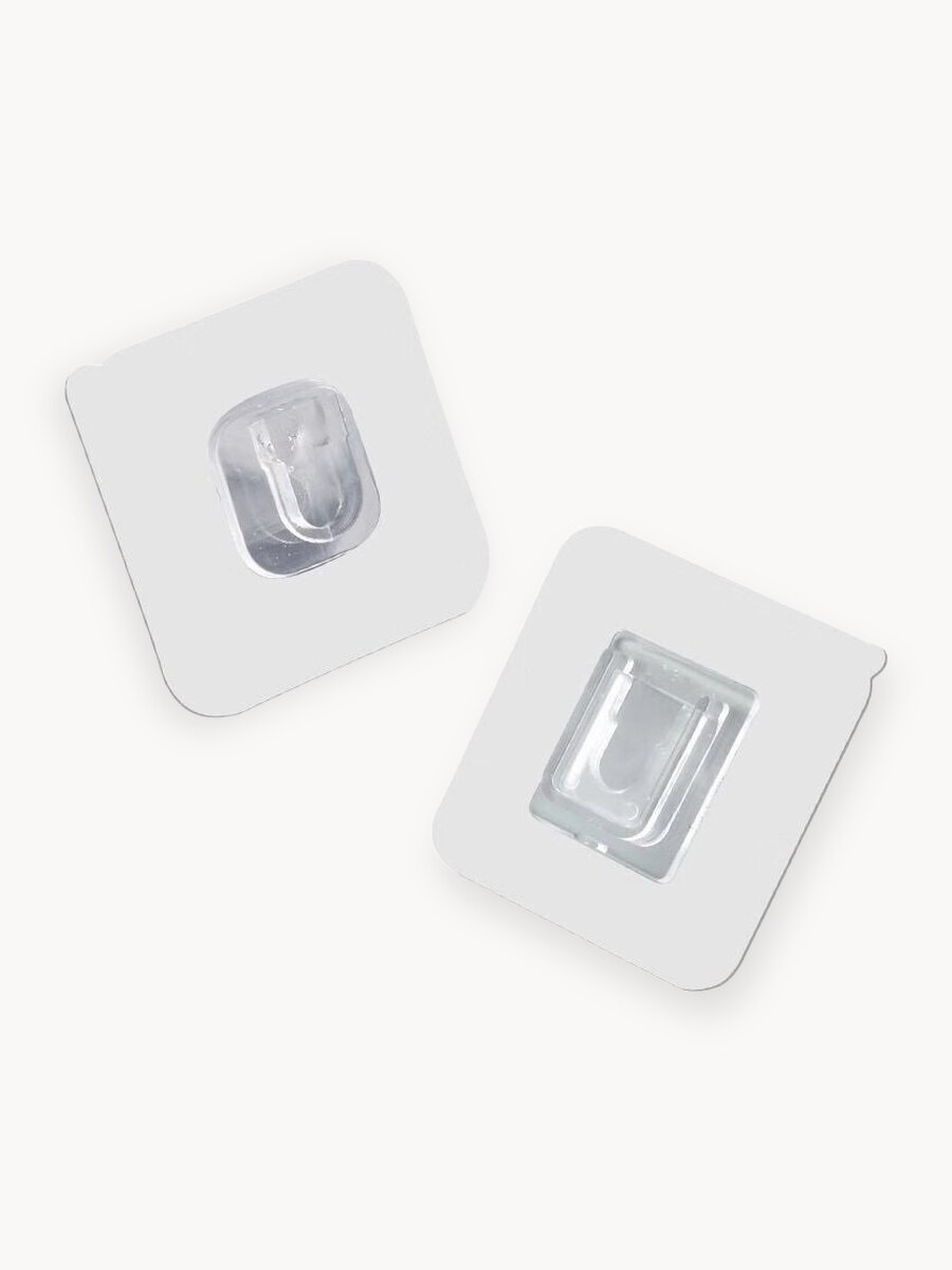 Крючок настенный самоклеющийся, крючки без сверления, крепление для картин, крючки прозрачные, 5 пар