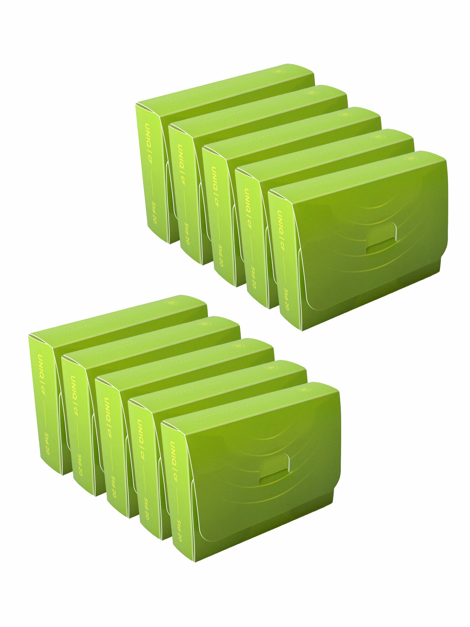 Картотеки Meeple House коробочки UCF Flexible GEN3 20 мм 10 шт разборная салатовая