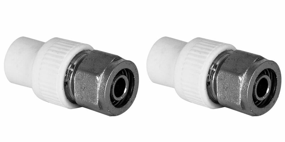 Переход с ПП на PEX 20 х 16 (2 штуки)