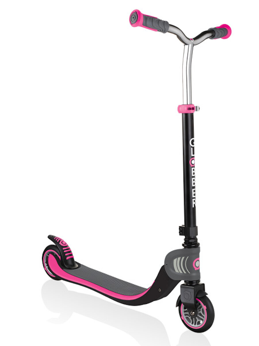 Детский самокат Globber FLOW 125 Foldable, двухколесный, складной - Violet