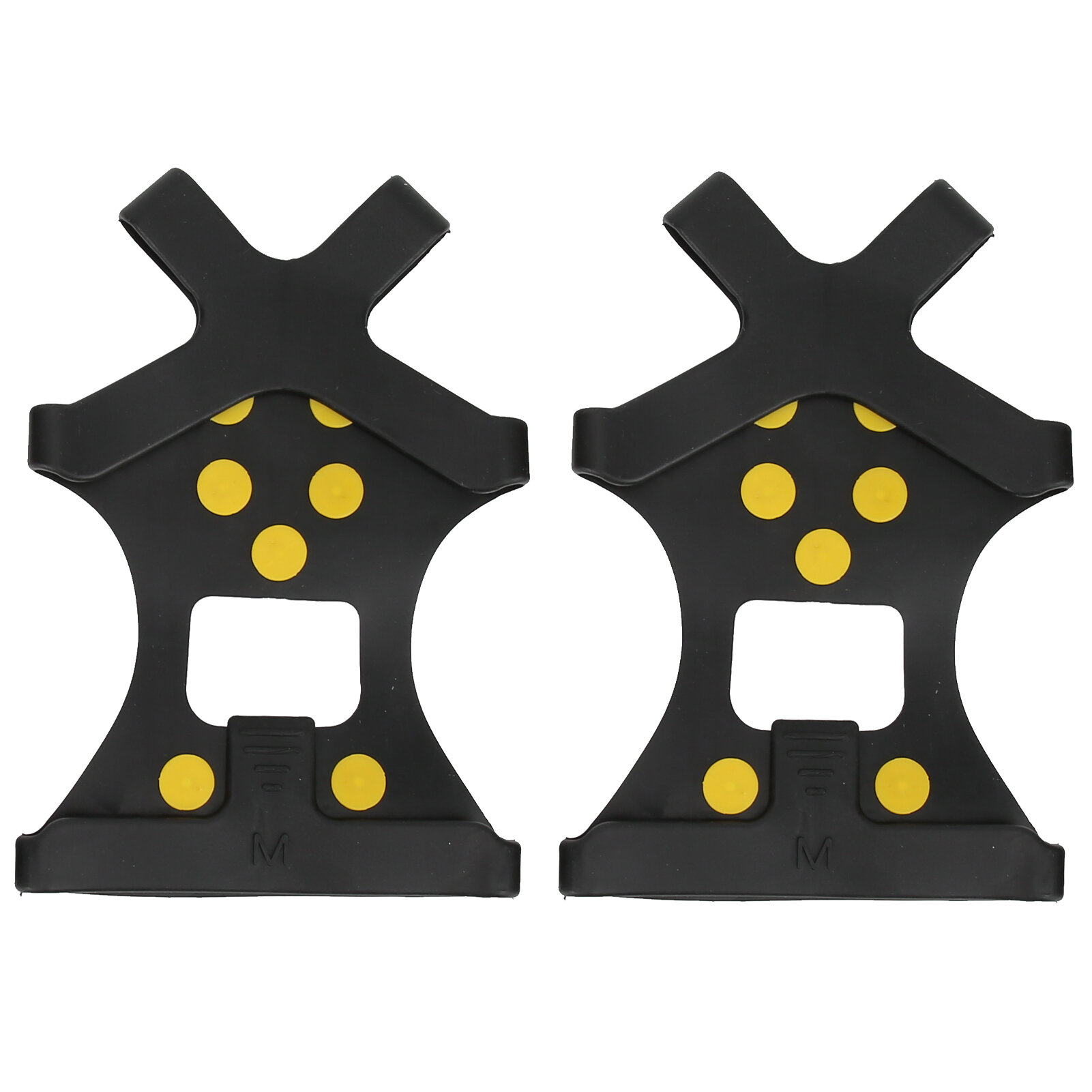 10 шипов, противоскользящие накладки на обувь для альпинизма и снега (нескользящий чехол для кошек, размер M)