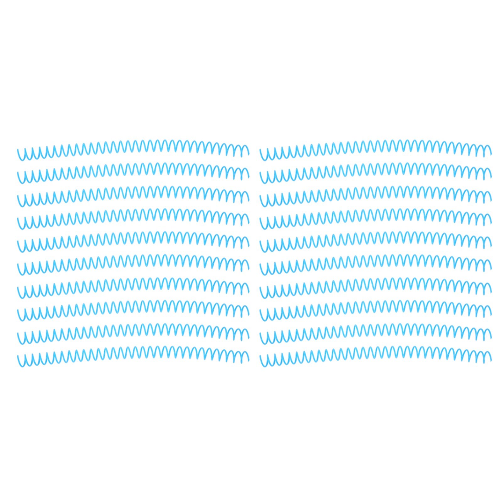 20 шт. Спиральные переплеты, диаметр 13 мм, 30 отверстий, большой емкости, синие