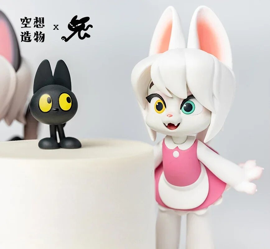 Kawaii Kongzoo Чистый Натуральный Горничный Кот, White cat