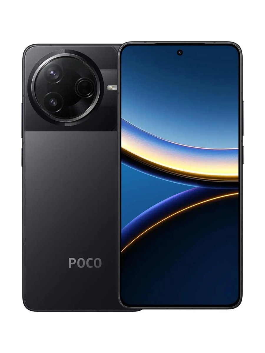 Смартфон Xiaomi POCO F7 Pro 5G 12/256Гб, Dual nanoSIM, Black (черный),