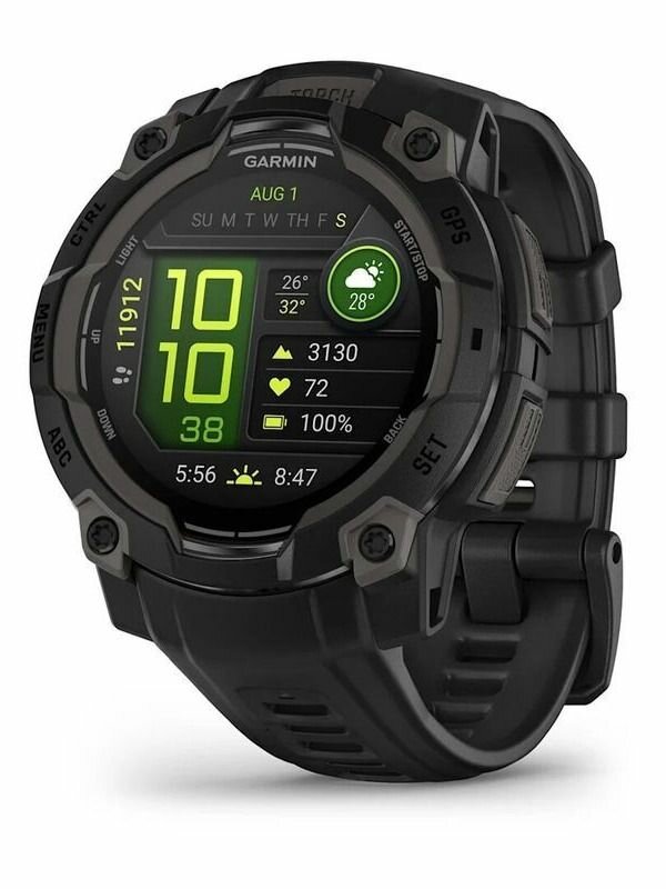 Смарт-часы Garmin Instinct 3 45 mm AMOLED Black 010-02936-00