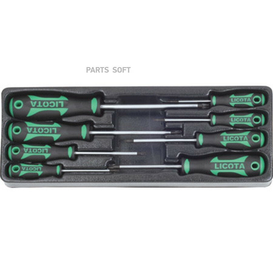 LICOTA ACK-384013 Набор отверток Torx 8 пр. в ложементе ()