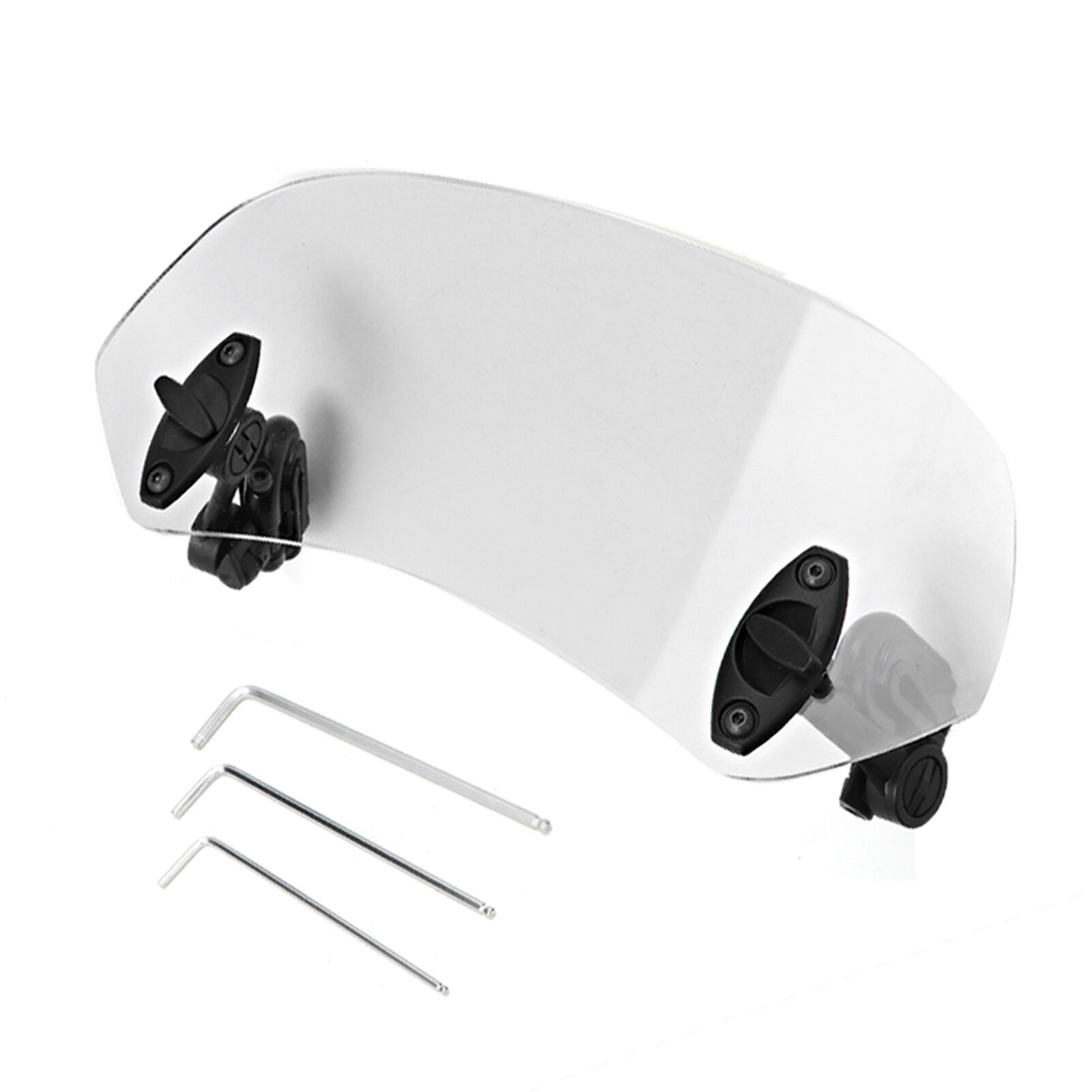 Ветрозащитный экран для мотоцикла, накладной малошумный дефлектор для тюнинга мотоцикла.