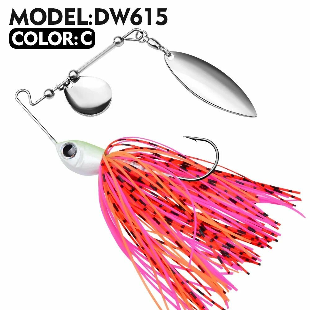 Блесна PRO BEROS DW615, 14g, colorC