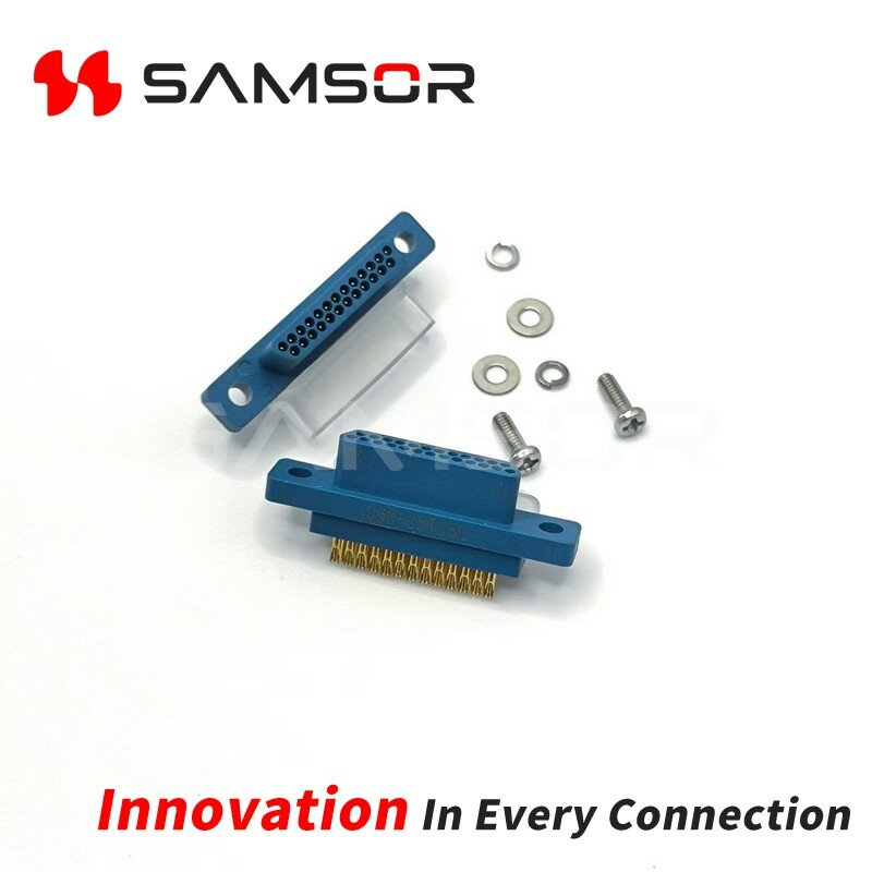 Пластиковый корпус Micro-D серии J30 с 25-контактным гнездовым разъемом J30-25TJS в виде чашки для припоя