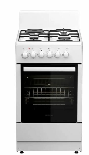 Плита газ./эл. DARINA 1E KM241 321 W белый